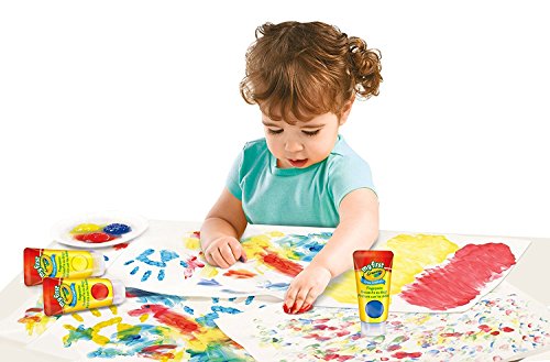 Crayola My First Fingerpaint Kit, Washable Paint, Gifts, Ages 1, 2, 3, 4, 5