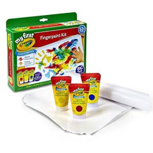 Crayola My First Fingerpaint Kit, Washable Paint, Gifts, Ages 1, 2, 3, 4, 5