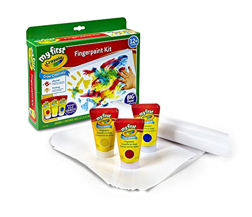 Crayola My First Fingerpaint Kit, Washable Paint, Gifts, Ages 1, 2, 3, 4, 5