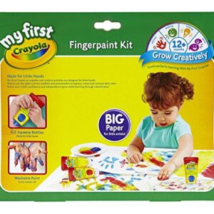 Crayola My First Fingerpaint Kit, Washable Paint, Gifts, Ages 1, 2, 3, 4, 5