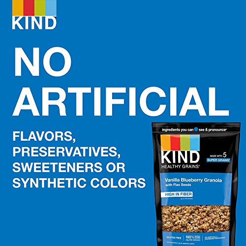 Kind Healthy Grains Clusters- Super Variety Packs 11 Oz (Pack of 3) Peanut Butter,Vanilla Blueberry,Rasberry by BAR