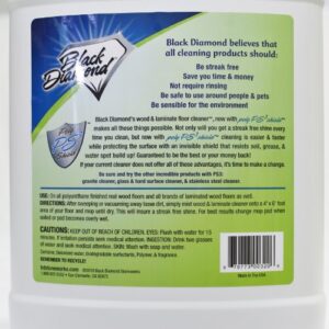 Black Diamond Stoneworks MARBLE & TILE FLOOR CLEANER and Wood & Laminate Floor Cleaner 2-Gallon Bundle