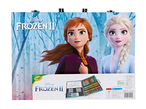 Crayola Frozen 2 Inspiration Art Case, 100 Art & Coloring Supplies, Gift for Kids, Ages 5, 6, 7, 8