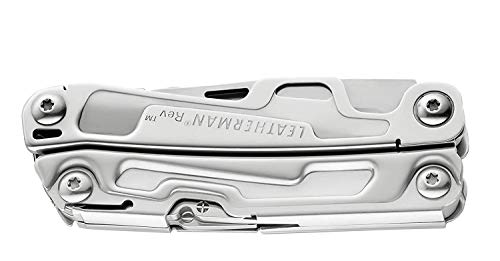 LEATHERMAN, Rev Pocket Size Multitool with Package Opener and Screwdrivers, Stainless Steel