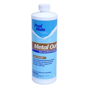 pool mate 1-2550 metal out swimming pool mineral remover, 1-pack