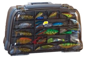 plano 1444 magnum guide series tackle box graphite/smoke, one size