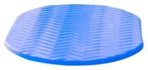 pool mate oval foam cushion for poolside lounging, blue 2-pack