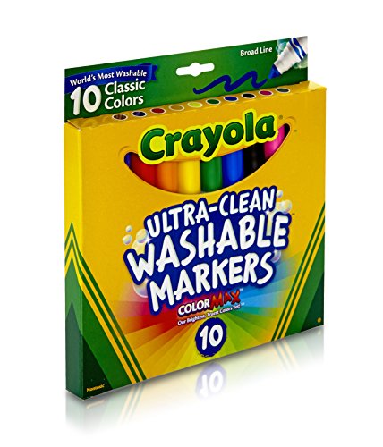 Crayola Back To School Supplies, Grades 3-5, Ages 7, 8, 9, 10, Contains 24 Crayola Crayons, 10 Washable Broad Line Markers, and 12 Colored Pencils [Amazon Exclusive]