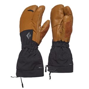 black diamond soloist finger gloves, dark curry, x-small