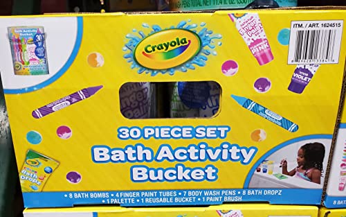 Crayola Bath Activity Bucket( 30 Pc Set)