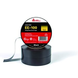 avery dennison general use vinyl electrical tape, ee-100, ¾ in x 66 ft, black, 1 roll