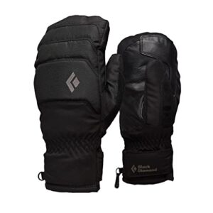 black diamond equipment – mission mx mitts – black – small