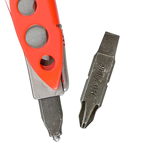 LEATHERMAN, Skeletool RX Multitool with Serrated Knife and Glass Breaker, Red