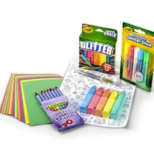 Crayola All That Glitters Art Case Coloring Set, Toys, Gift for Kids Age 5+