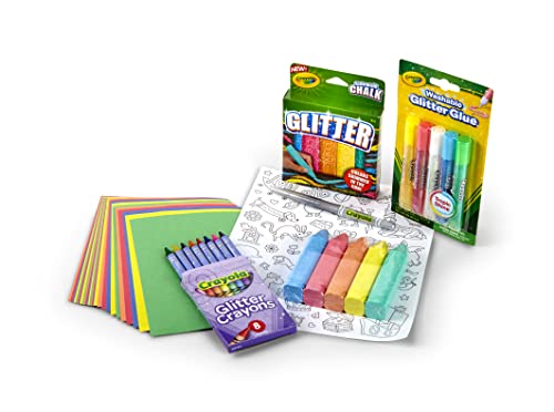 Crayola All That Glitters Art Case Coloring Set, Toys, Gift for Kids Age 5+