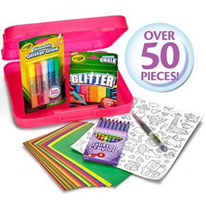 Crayola All That Glitters Art Case Coloring Set, Toys, Gift for Kids Age 5+