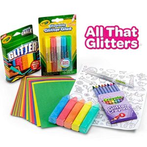 Crayola All That Glitters Art Case Coloring Set, Toys, Gift for Kids Age 5+