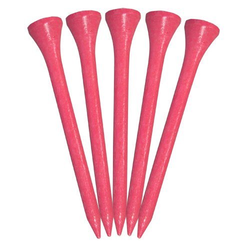 PRIDE GOLF TEE unisex adult 100 Count Bag Golf Tees, Citrus Pink, Count US