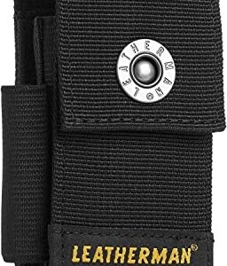 LEATHERMAN, Premium Nylon Snap Sheath with Pockets Fits 4" Multitools, Medium