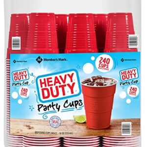 Member's Mark Heavy-Duty Red Cups (18 oz, 240 ct.)