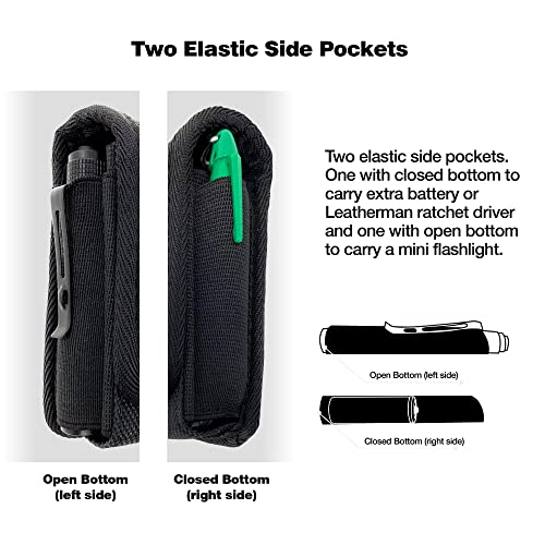 Leatherman Sheath Replacement by Perilogics. Magnetic Closure Pouch Fits Wave Plus Wingman Charge Surge Super Tool 300 Signal Free P2 P4. Fits Tool Up to 4.5 inch in Length