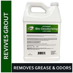 Black Diamond Stoneworks GET SERIOUS Grease Trap Treatment and Odor Control 1-G AND Restaurant Bio-Deodorizing Floor Cleaner Heavy Duty Commercial Concentrated Enzyme Degreaser, Odor Eliminator 1-G