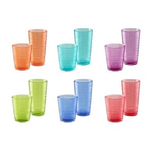 Member's Mark Unbreakable Tritan Tumblers, 12 Pack (Swirl Multi)