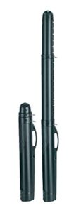 plano airliner telescoping rod case, multi, one size (458800) , black