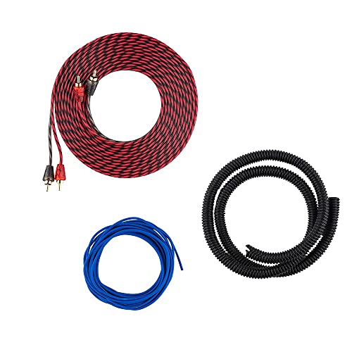 Black Diamond Audio 4GA Car Amplifier Install Wiring Kit with Mini 100A ANL Fuse