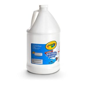 Crayola 542128053 Washable Paint, White, 1 Gal (Cyo542128053)