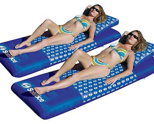 Solstice Designer Mattress Swimming Pool Float, 2-Pack