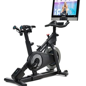 NordicTrack Commercial S27i Studio Cycle with 27” HD Touchscreen for Interactive Studio & Global Workouts, 30-Day iFIT Family Membership Included