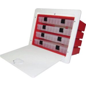 Tackle Box with 4 Plano Trays - 14.875" x 17.188"