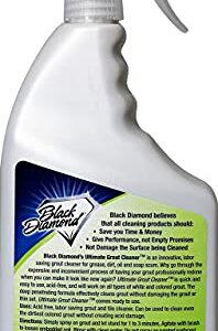 Black Diamond Stoneworks Marble & Tile Floor Cleaner 1-Quart AND ULTIMATE GROUT CLEANER 1-Quart AND Granite Counter Cleaner 1-Quart.