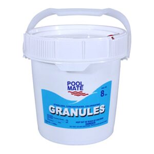 pool mate 1-1308 granules swimming pool chlorine, 8-pounds