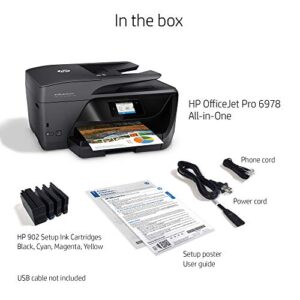 HP OfficeJet Pro 6978 All-in-One Wireless Printer with Mobile Printing, HP Instant Ink & Amazon Dash Replenishment Ready (T0F29A) (Renewed)