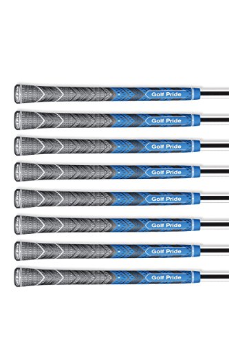 Set of 8 - Golf Pride Multi Compound Plus 4 Family (Midsize Blue)