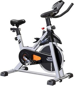 yosuda indoor cycling bike stationary – cycle bike with ipad mount & comfortable seat cushion