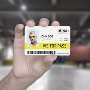 Avery Durable ID Cards, Laser Printable on Both Sides, Blank White, 80 Total, 2.125" x 3.375" (61610)