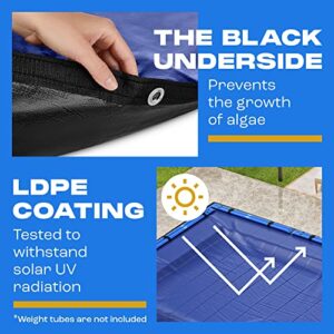 Pool Cover for 20x40 ft Rectangular Pool: Extra Thick & Durable Inground Pool Cover |Sapphire Series of Premium Cold- and UV-Resistant Pool Cover | In-Ground Pool Protection | by Yankee