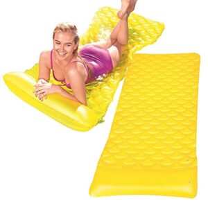 Bestway Float N Roll Air Mattress for Swimming Pools, 2-Pack, Yellow