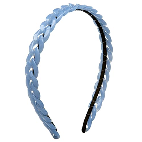 Black Diamond SKINNY CHAIN LINK HEADBAND 2 SET (HAPPY PINK & BLUE)