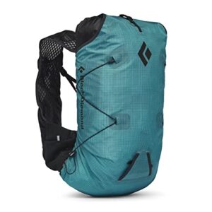 black diamond womens distance 15-liter light & fast backpack for trail running, dark patina, small