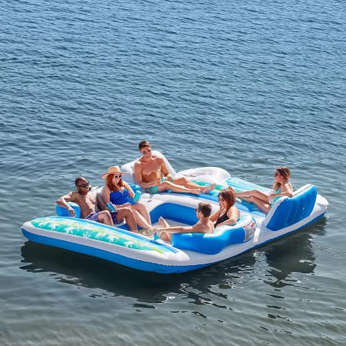 Member's Mark Paradise Island Float (Green, Island), 166 x 119 x 30