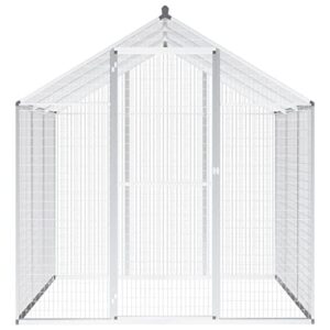 vidaXL Outdoor Aviary Aluminium 72"x70.1"x76.4"