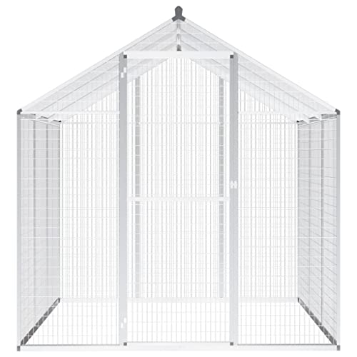 vidaXL Outdoor Aviary Aluminium 72"x70.1"x76.4"