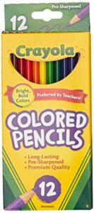 crayola 68-4012 colored pencils, 12-count, pack of 2, assorted colors