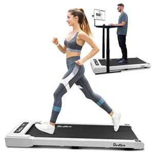 redliro walking pad treadmill under desk, portable mini treadmill with remote control, bluetooth, 265lbs max weight, installation-free jogging machine for home/office