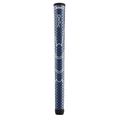 Winn Dri-Tac Midsize (+1/16") Navy Blue - 9 Piece Golf Grip Bundle