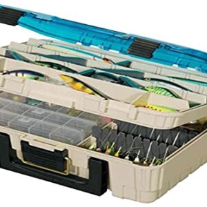 Plano 1349-00 Two Level Magnum 3449 Tackle Box, Sandstone/Blue, One Size